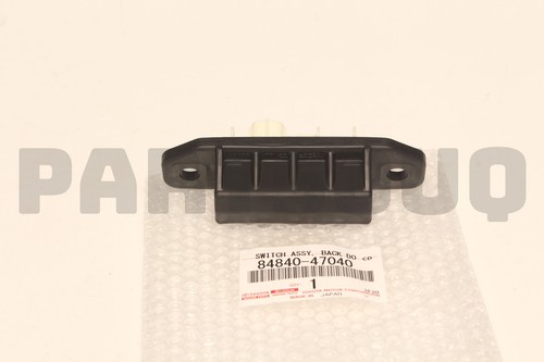 8484047040 Genuine Toyota SWITCH ASSY, BACK 84840-47040 | eBay