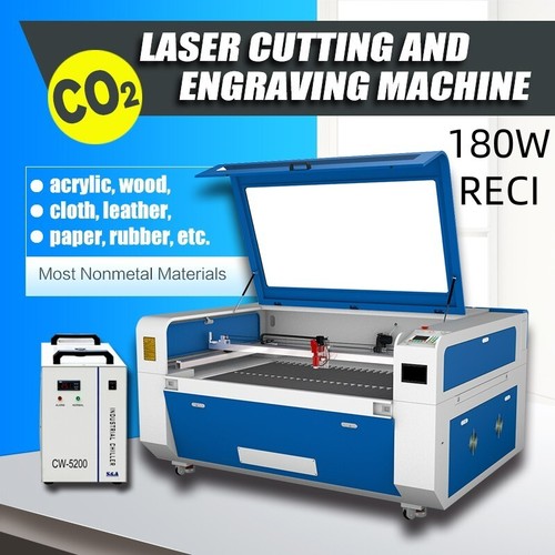 RECI 180W CO2 Laser Engraver Cutting Machine Laser Cutter 51*35'' for ...