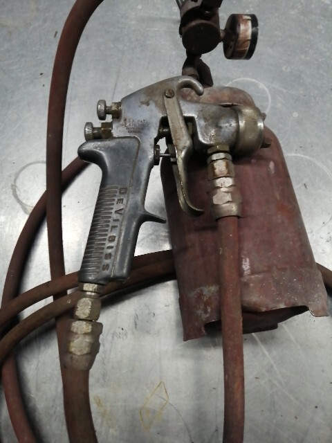 Devilbiss JGA 502 and GRACO Pressure Pot | eBay