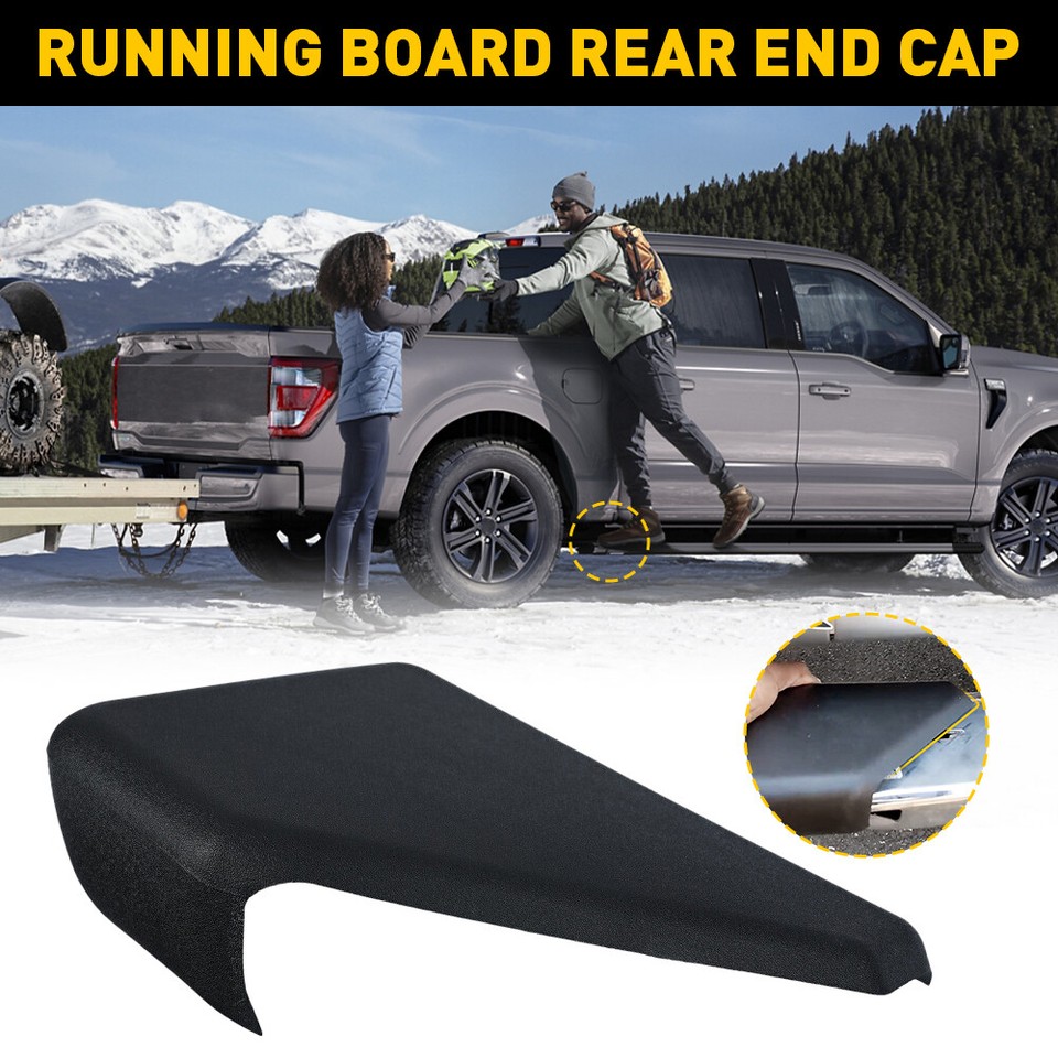 For 2015-2022 Ford F150 running board REAR cap end RIGHT Passenger step ...