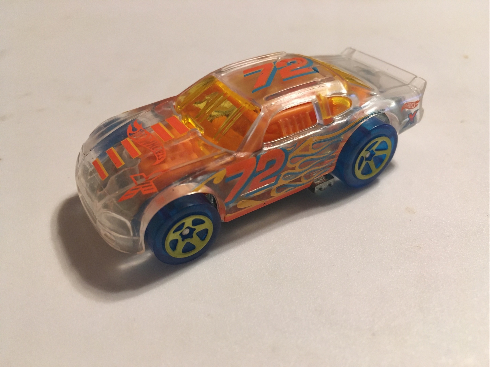 Hot Wheels Stockar #72 Clear with Flames X-Raycers Series Mattel ...