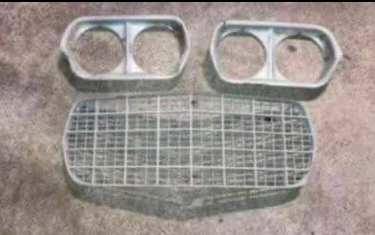 1972 ranchero and gran torino grill and headlight bezels | eBay