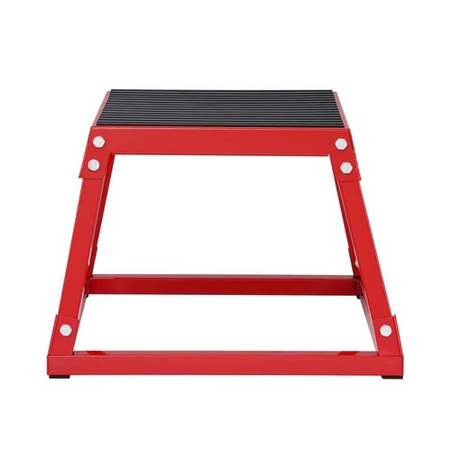 Plyometric Platform Box 12 in.Trapezoidal Structure Exercise Step ...