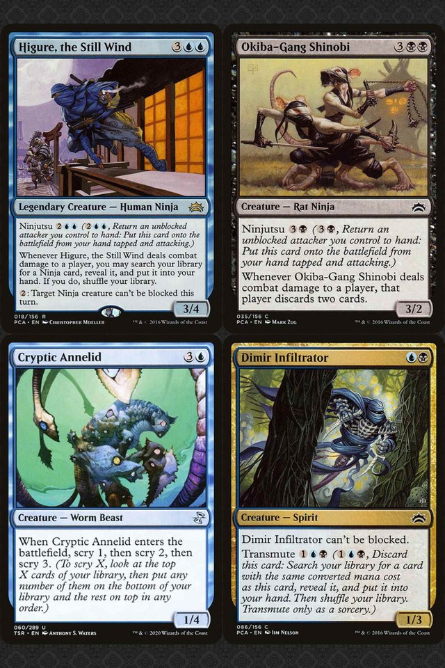 Yuriko, the Tiger's Shadow NINJA Commander Deck Magic Cards MTG Ready ...