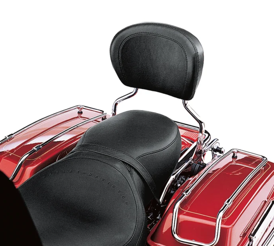 HARLEY DAVIDSON GENUINE TOP STITCH PASSENGER BACKREST PAD BLACK 52924 ...