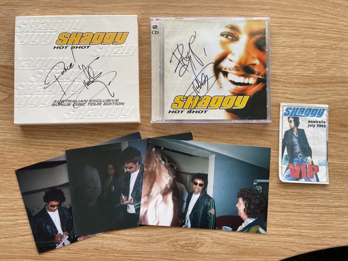 Autographed Shaggy VIP Australian Tour Experience - Hot Shot signed CD ...
