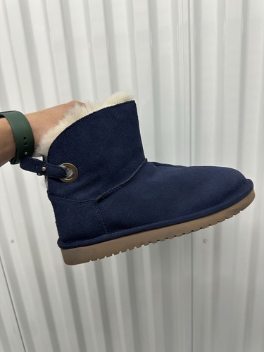 KOOLABURRA BY UGG Womens Remely Mini Buckle Boots Blue Suede Size 8 Uggs | eBay