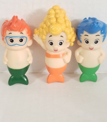 Bubble Guppies Bath Time Finger Puppets Lot Of 3 Tub Water Toys Loose ...