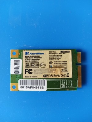 Module WIFI PCI EXPRESS 802.11 B/G AZUREWAVE AW-GE780 | eBay