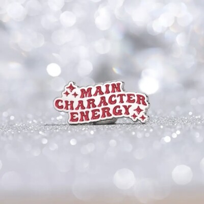 Main Character Energy Pin - I Am My Own Protagonist - PC Comic Anime ...