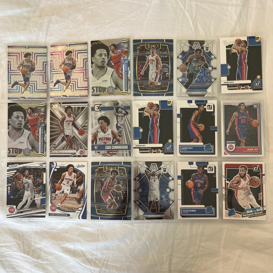 NBA Rookie Card Lot Basketball Binder Of 339 Rookie Cards, All Teams ...