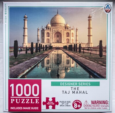 The Taj Mahal 1000 Piece Jigsaw Puzzle, Brand New-Sealed Box! | eBay