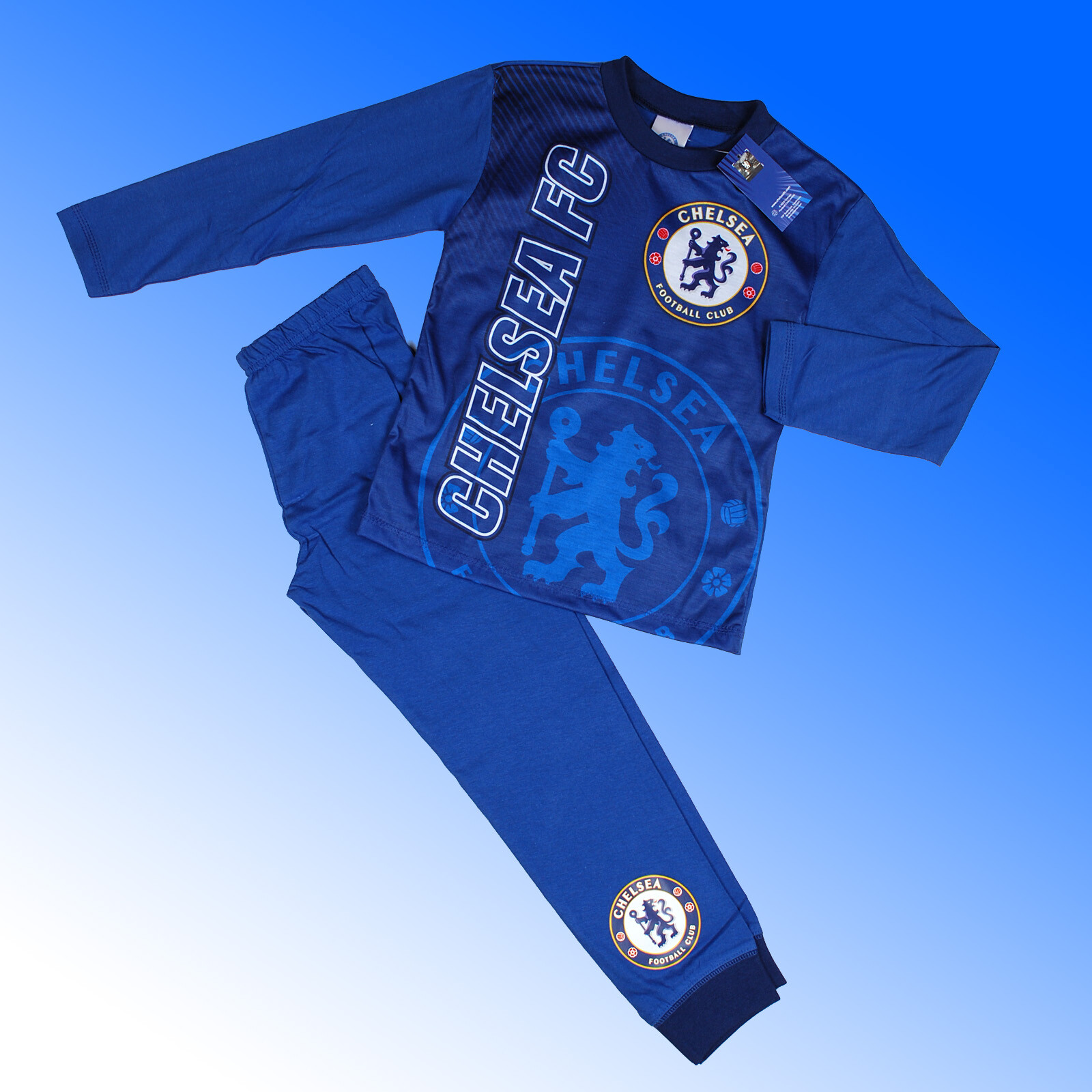Boys Chelsea Pyjamas OFFICIAL Blues Age 2 3 4 5 6 7 8 9 10 11 12 Years boys-chelsea-pyjamas-official-blues-age-2-3-4-5-6-7-8-9-10-11-12-years