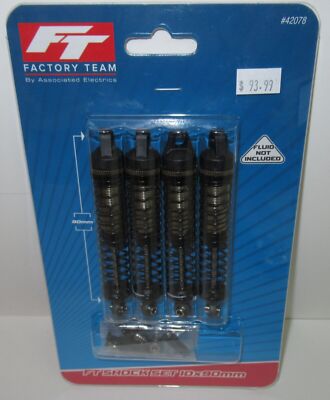 Team Associated Factory Team Enduro Shock Set, 10x90mm (No Fluid ...