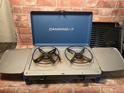 Campingaz Portable Kitchen Stove Camping 2 burner with griddle tent ...