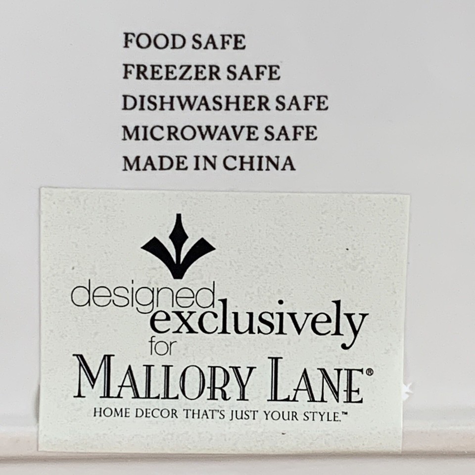 4 Mallory Lane Appetizer Dessert Plates Spices Sage Lavender Chives ...