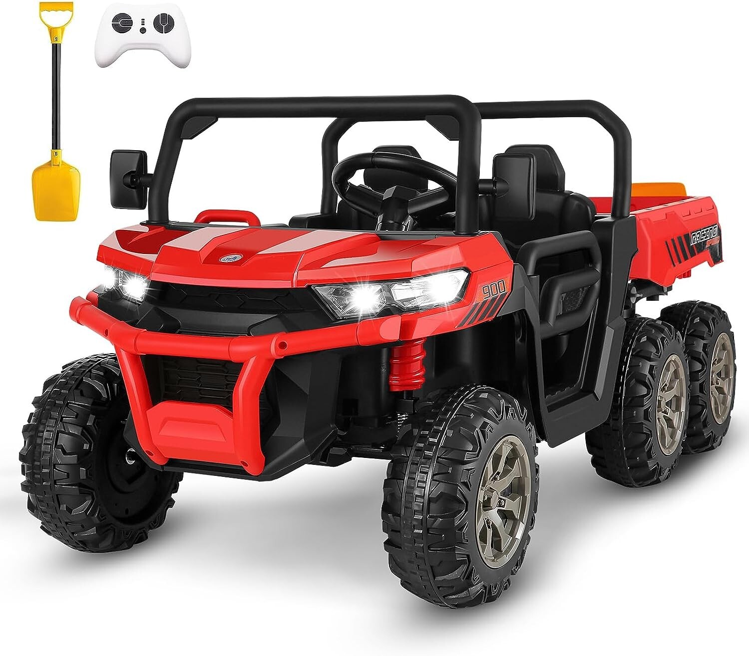 Electric 24V Ride On Toys UTV Vehicles with Dump Bed 4WD Power Ride-on ...