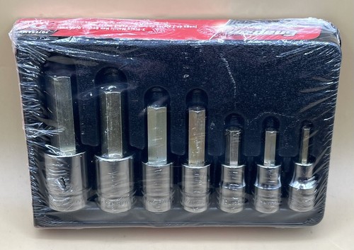 SNAP-ON 307ESAMY 7PC 1/2" DRIVE METRIC HEX BIT SOCKET DRIVER SET ...