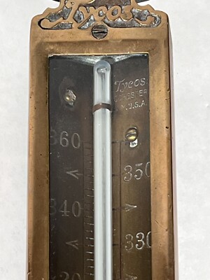 Vintage Brass/Copper Boiler Thermometer Taylor Instrument Co Tycos NY ...