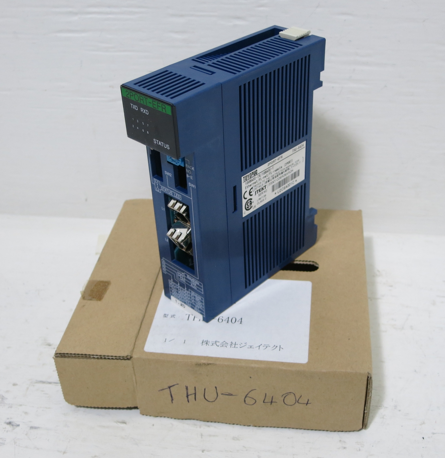 NEW Toyoda Toyopuc THU-6404 2PORT-EFR Ethernet FL-Net PLC Unit JTEKT ...