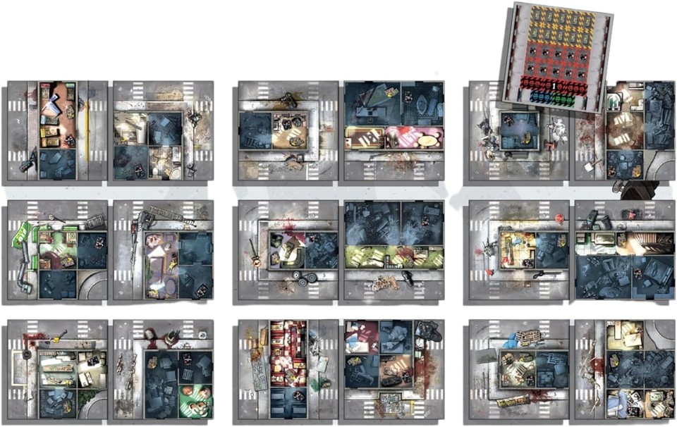 Zombicide 2nd Edition. 9 Double Sided Tile Set by CMON. Sealed. | eBay UK