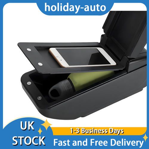Car Arm Rest Storage Box Console Centre Holder For Opel Vauxhall Corsa ...