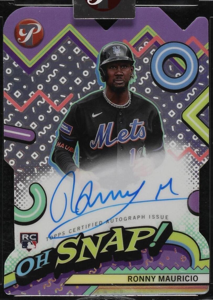 2024 Topps Pristine - Oh, Snap! Autographs Ronny Mauricio #OSA-RM (AU ...