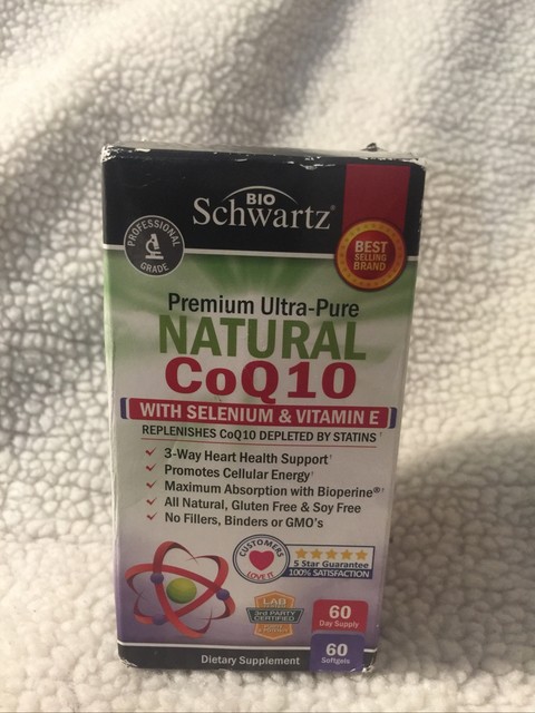 Bio Schwartz Natural Coq10 With Selenium & Vitamin E N for sale online ...