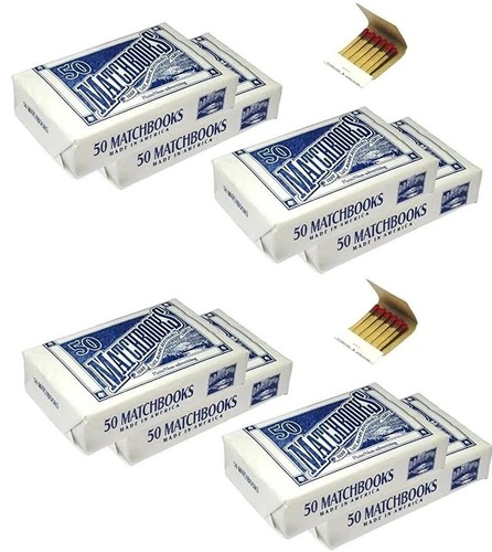400 Plain White Matches Matchbooks for Wedding, Birthday, Party (8 ...