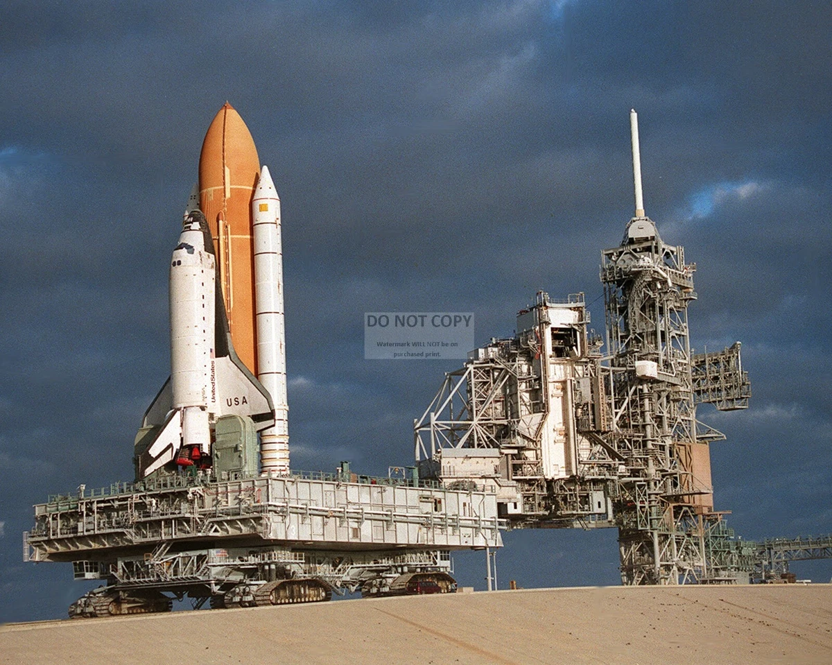 Launchpad On Columbia Space Shuttle Before Launch