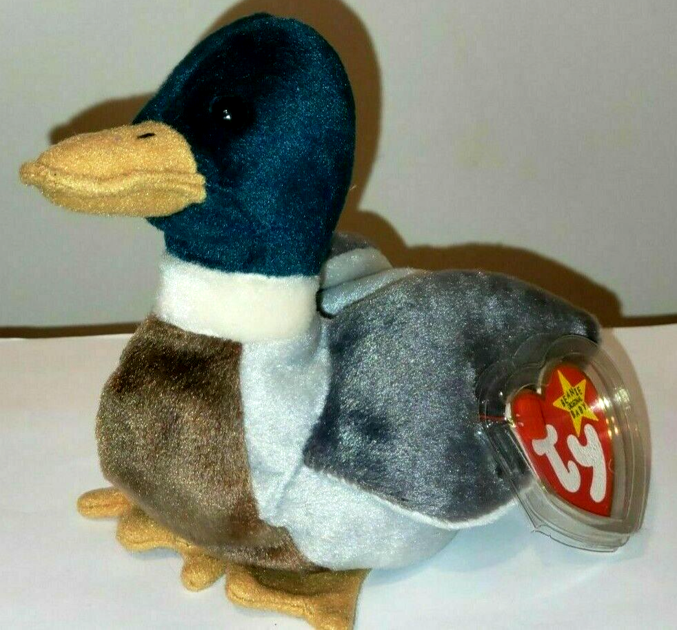Ty Beanie Baby - JAKE the Mallard Drake Duck (1997) MINT with MINT TAGS ...