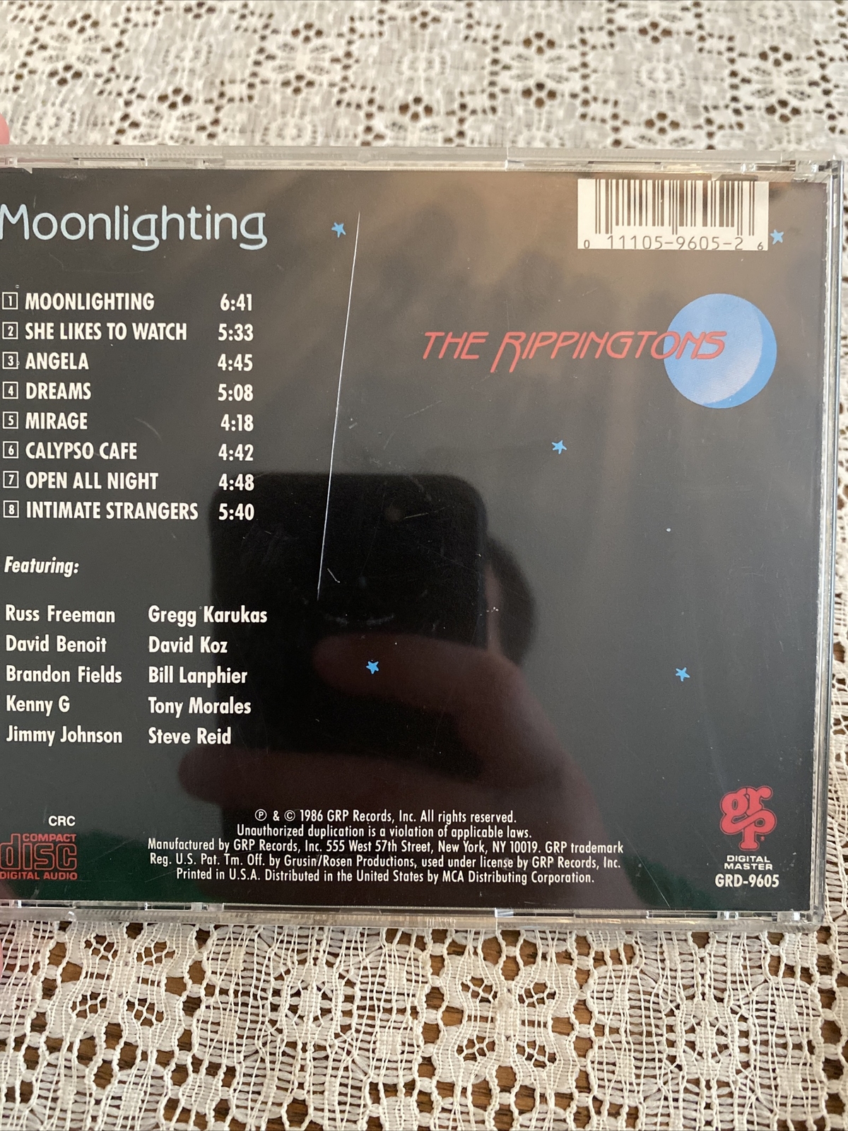 The Rippingtons CD Jazz Moonlighting 1980s 8 Song Debut Studio Album ...