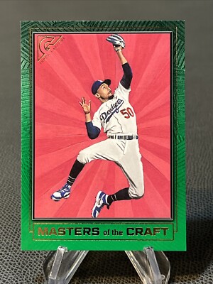 2021 Topps Gallery /250 Mookie Betts Green Masters of the Craft #MTC-5 ...
