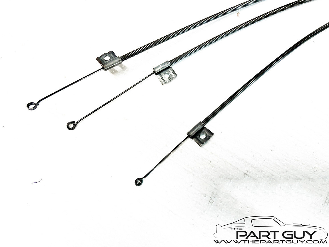 66-67 Chevy II Nova HEATER CONTROL CABLE SET 3-Piece Set 1966 1967 Heat ...