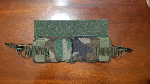 Side-Pull Mag Pouch M81 Woodland (w. OD Green webbing) | eBay
