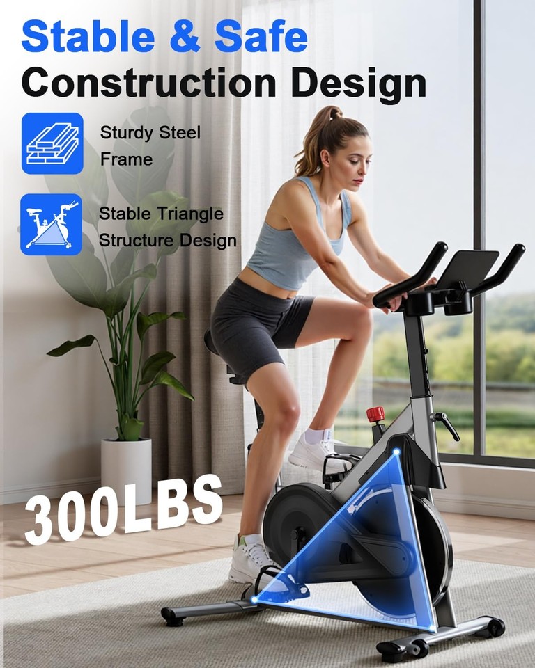 Exercise Bike, Stationary Bikes for Home Gym with 32-Level Magnetic ...