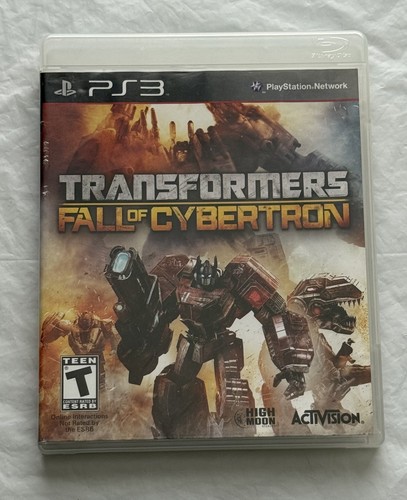 Transformers Fall Of Cybertron (Playstation 3 / PS3) Wth Case + Manual ...