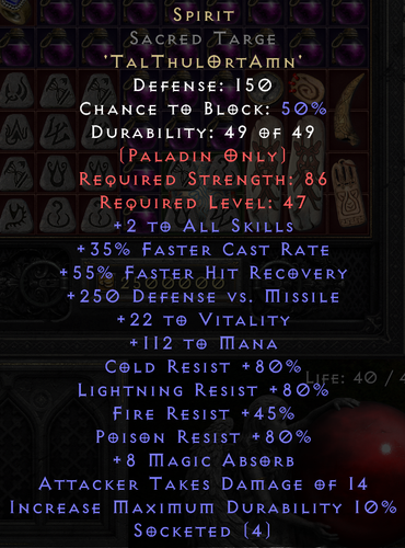 Diablo 2: Resurrected PC💥 LADDER S3 Softcore D2R 💥 PALADIN 35% FCR ...