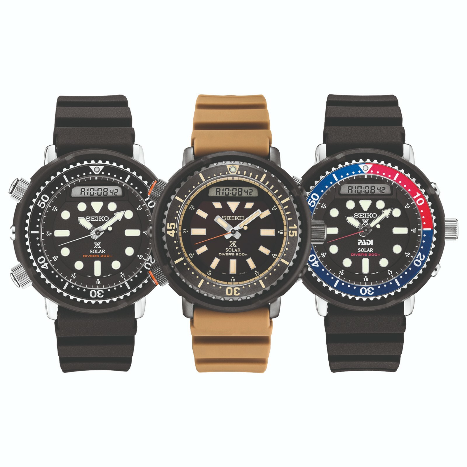 Seiko Prospex Men's Diver's Solar Watch with Silicone Band | eBay