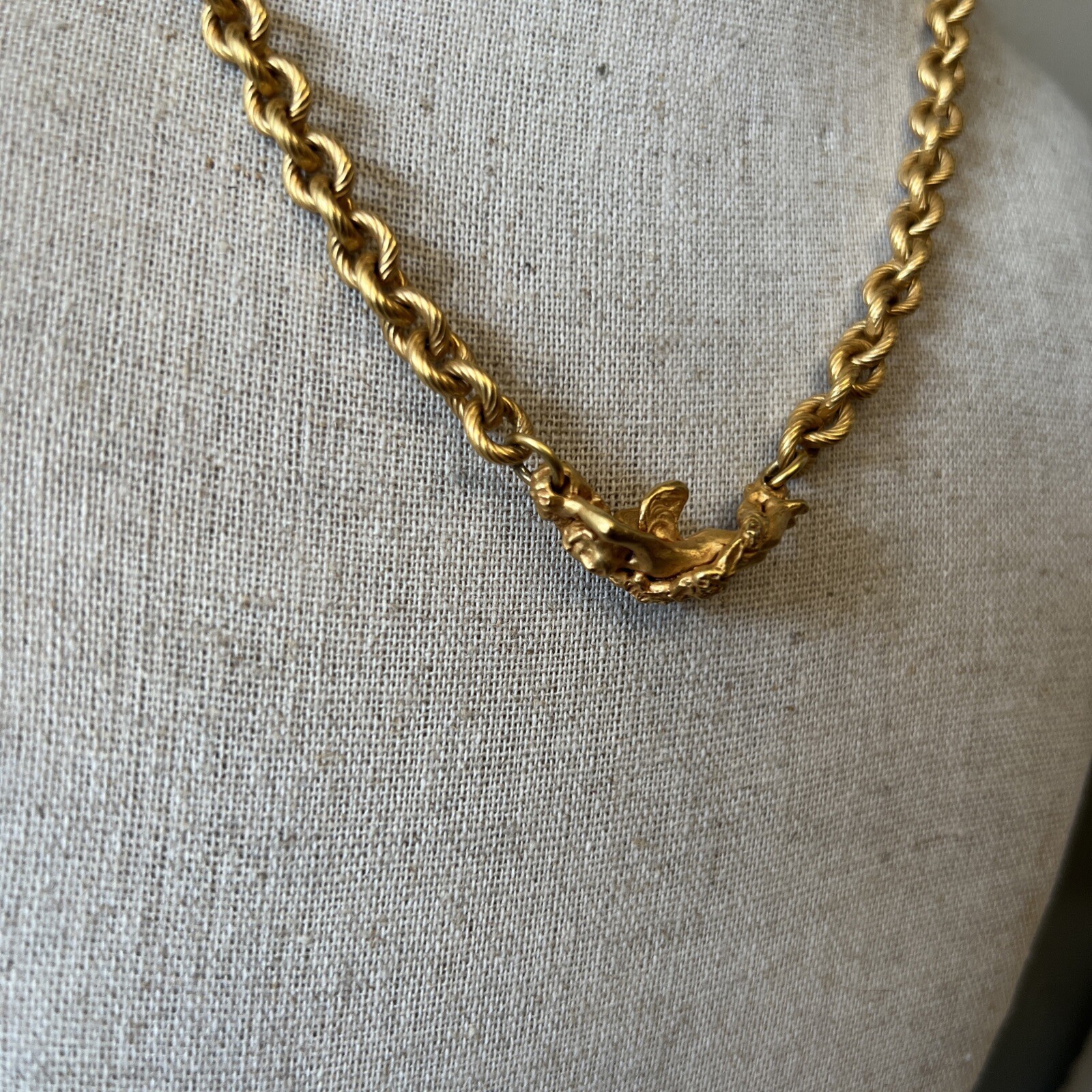 Insane Vintage Signed KIRK’S FOLLY Costume Gold Tone … - Gem