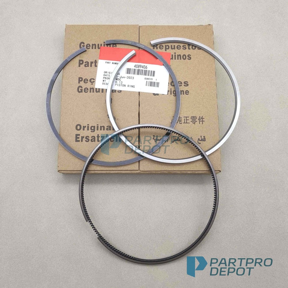 Piston Ring Set (Qty 6) For Cummins 4089406 ISX / QSK 15 Engines US | eBay
