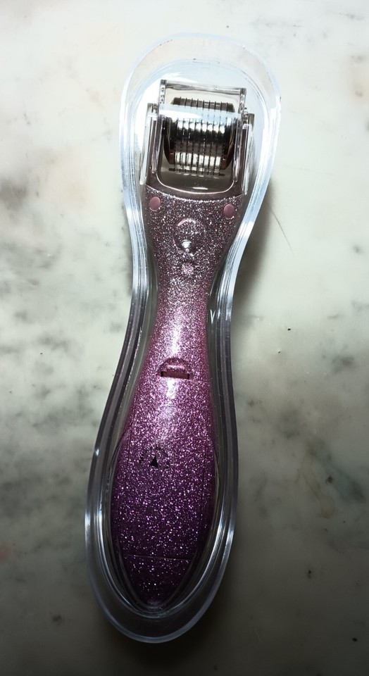 Beauty Bio Glo Pro FACE ROLLER WITH MICROTIP PINK GLITTER Beautybio ...