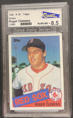1985 Topps Roger Clemens #181 RC CGS 8.5 NM-MT ENN Cards | eBay