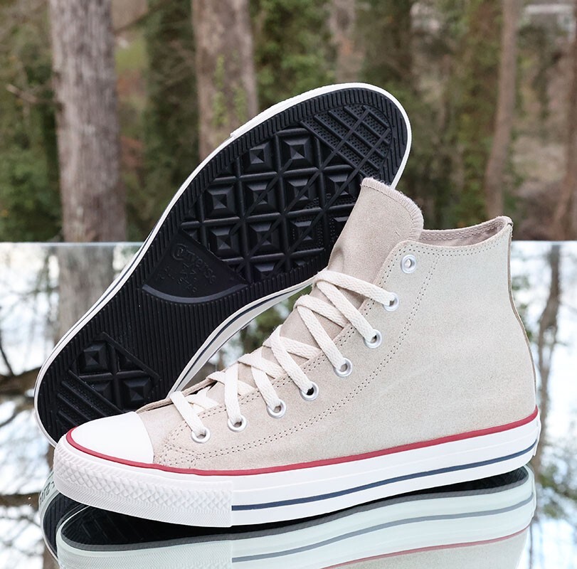 Converse Chuck Taylor All Star Hi Leather Men’s Size 11 Grey Custom ...