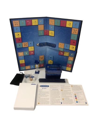 Pictionary Board Game 2001 New Sealed Contents Only No Box | eBay