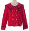 PRIORITIES Women's Red 3/4 Slv Cropped Sailor Jacket #41577 $98 NEW | eBay