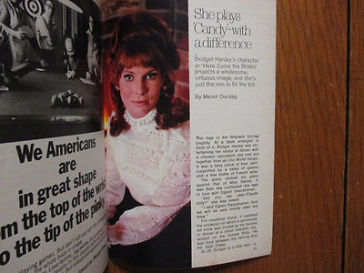 May 10--1969 TV Guide(BRIDGET HANLEY/HERE COME THE BRIDES/RICHARD ...