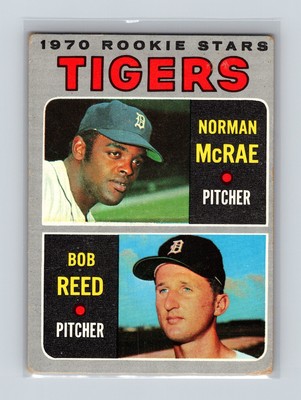 1970 Topps - 1970 Rookie Stars Bob Reed, Norm McRae #207 (RC) (A210) | eBay