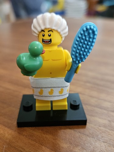 Lego Collectible Minifigure Series 19 71025 - Shower Guy Rubber Duck | eBay