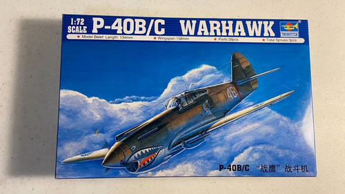 Trumpeter P-40B/C Warhawk 1/72 model kit #01632 9580208016320 | eBay